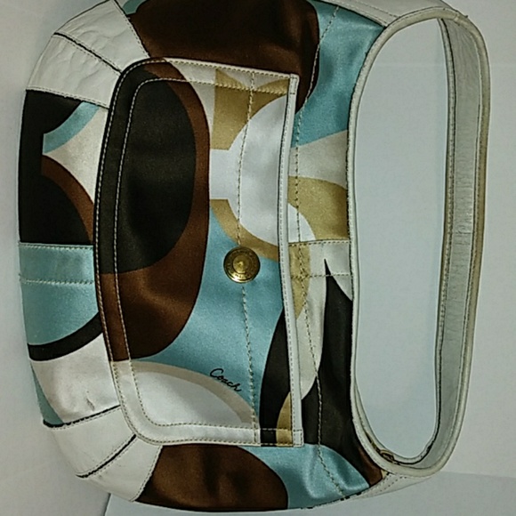Coach | Bags | Multi Colored Coach Purse With Dustbag | Poshmark